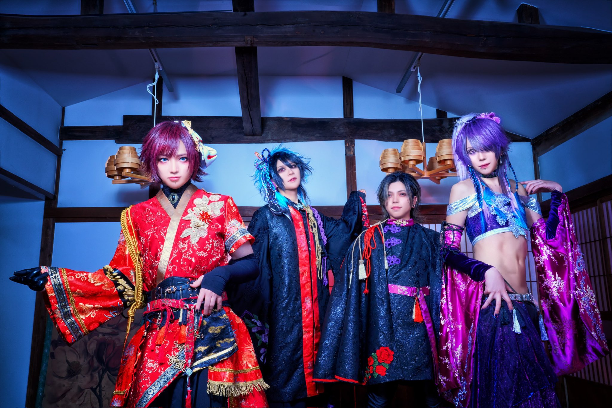 GREN - 1st mini album "Mugen houyou" - Crimson Lotus - Visual Kei promotion