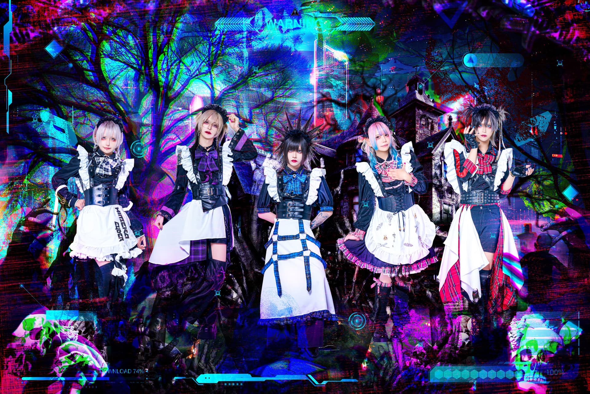 Dennou himeca - New digital single "TWOFACE" and MV "Gakokujou bullet ...
